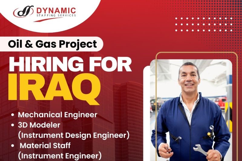 Iraq Job Vacancy for Indian for Oil and Gas project - Abroad Vacancy
